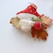 Felt Mushroom and Fall Flower Hair Clip Toadstool Hair Clips - Etsy