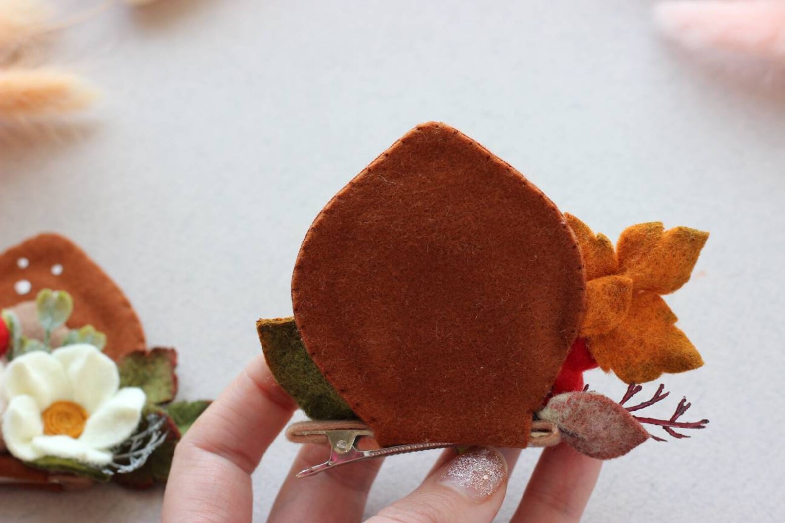 Woodland Deer Hair Clips Woodland Animal Bows Deer Costume | Etsy