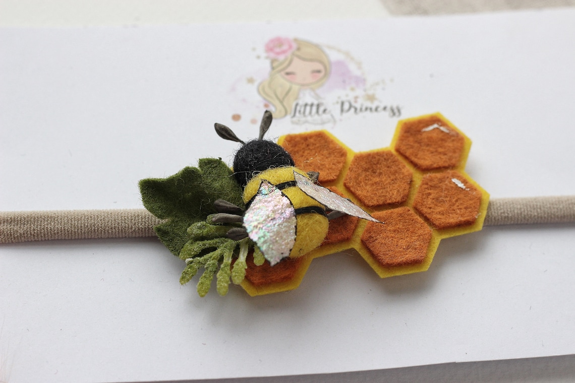 Bee headband summer birthday party first birthday party | Etsy