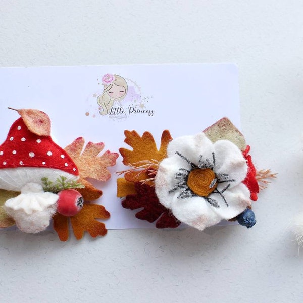 Felt Hair Accessories - Etsy