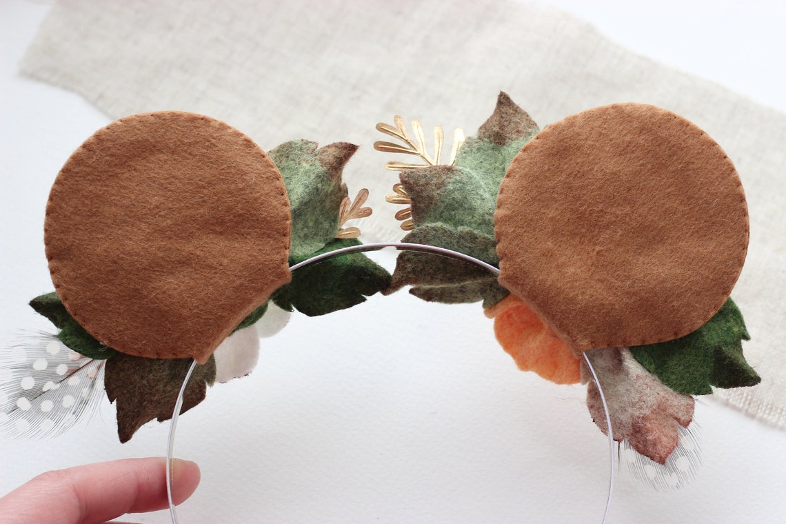 Bear Ear Headband Brown Bear Costume Animal Party Animal - Etsy