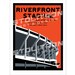 RIVERFRONT STADIUM Seating Chart Diagram Poster 12x18, 18x24, or 24x36 ...