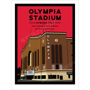 Detroit Olympia Stadium Decor - Etsy
