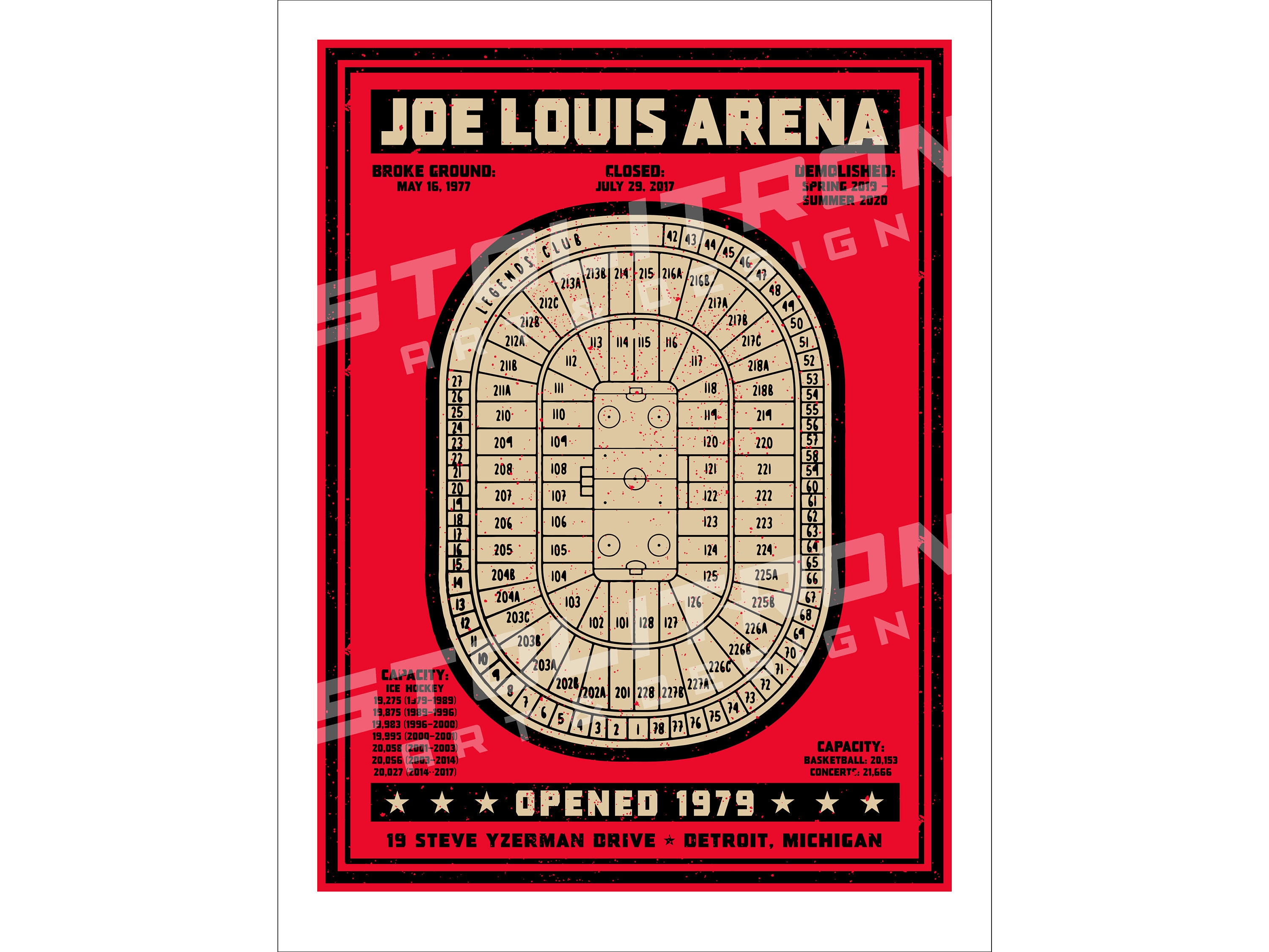 Joe Louis Arena Seating Chart For Cirque De Soleil Michael Jackson THE