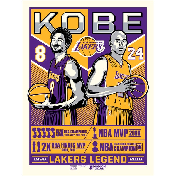Lakers Screen Print - Etsy