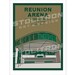Iconic REUNION ARENA (colorway 1) Minimalist Hockey Poster Print 12x18 ...