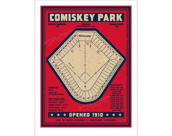 CHICAGO STADIUM Seating Chart Diagram Poster Print 12x18 - Etsy