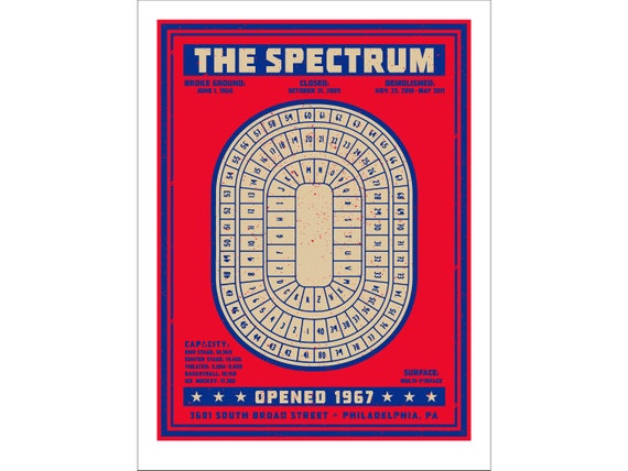 SPECTRUM colorway 1 Seating Chart Diagram Poster Print - Etsy