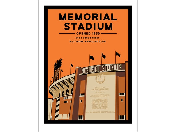 Iconic Memorial Stadium colorway 1 Minimalist Poster 12x18 - Etsy