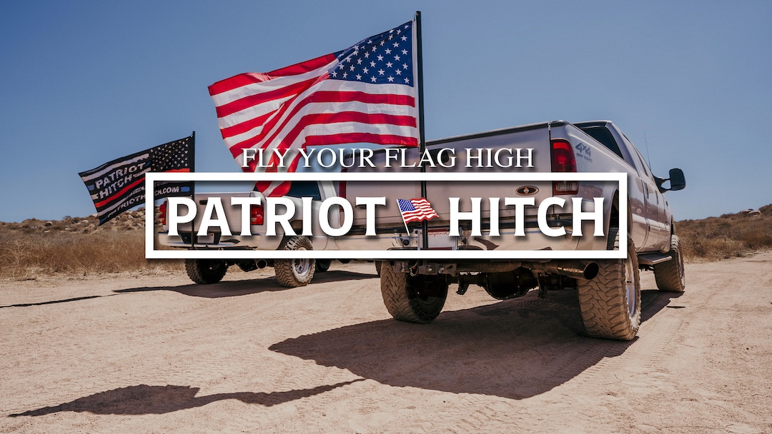 Truck hitch flag pole store