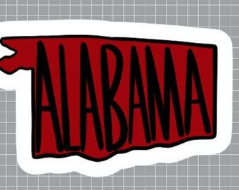 Alabama State University Vinyl Mascot Decal Sticker - Etsy