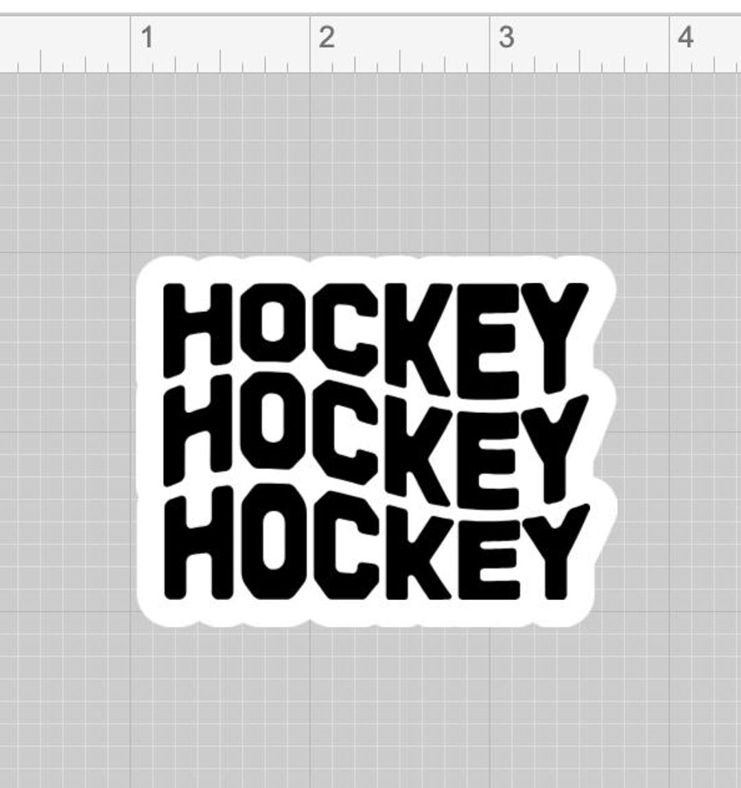 Hockey Sticker - Etsy