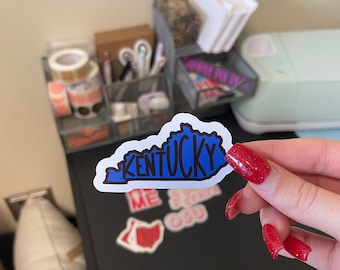 Kentucky State Vinyl Sticker - Etsy