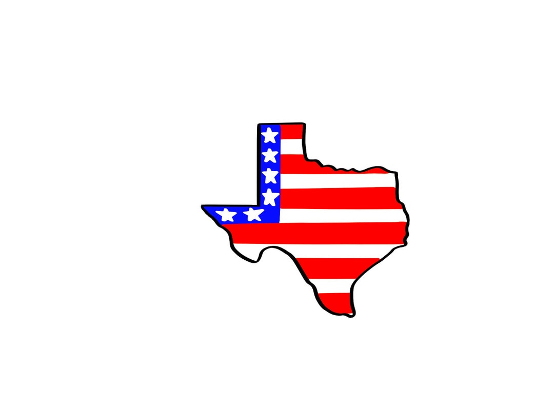 Texas Outline Sticker - Etsy