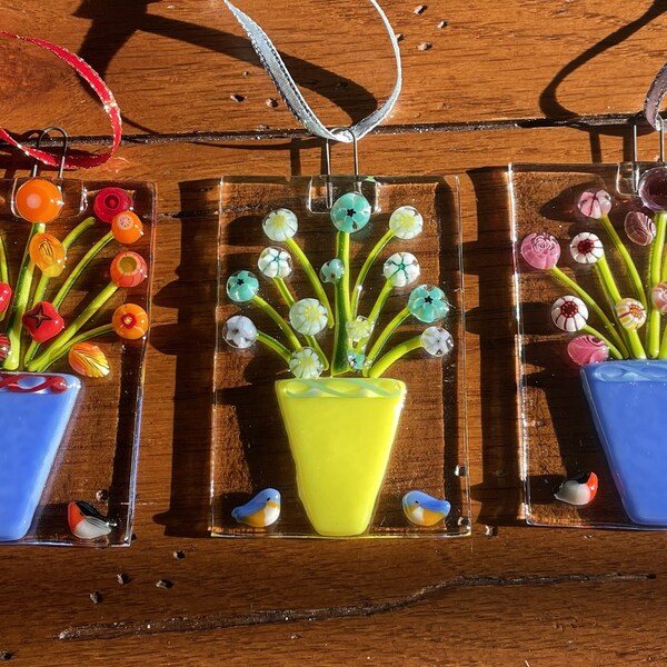 Fused Glass Magnets - Etsy