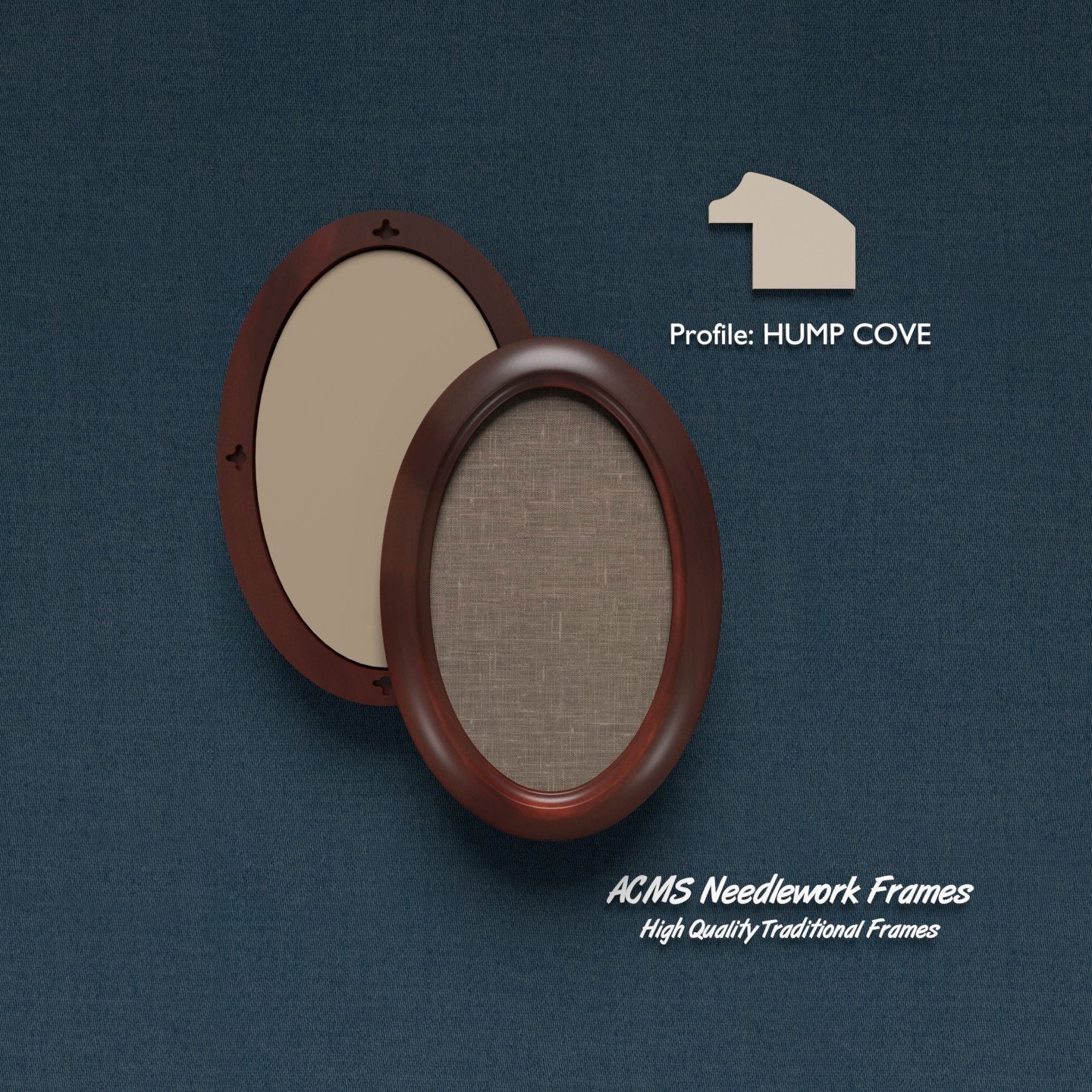 Oval Frame Hump Cove Profile 1 1/4 Frame Width - Etsy