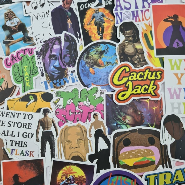 Travis Scott Stickers - Etsy