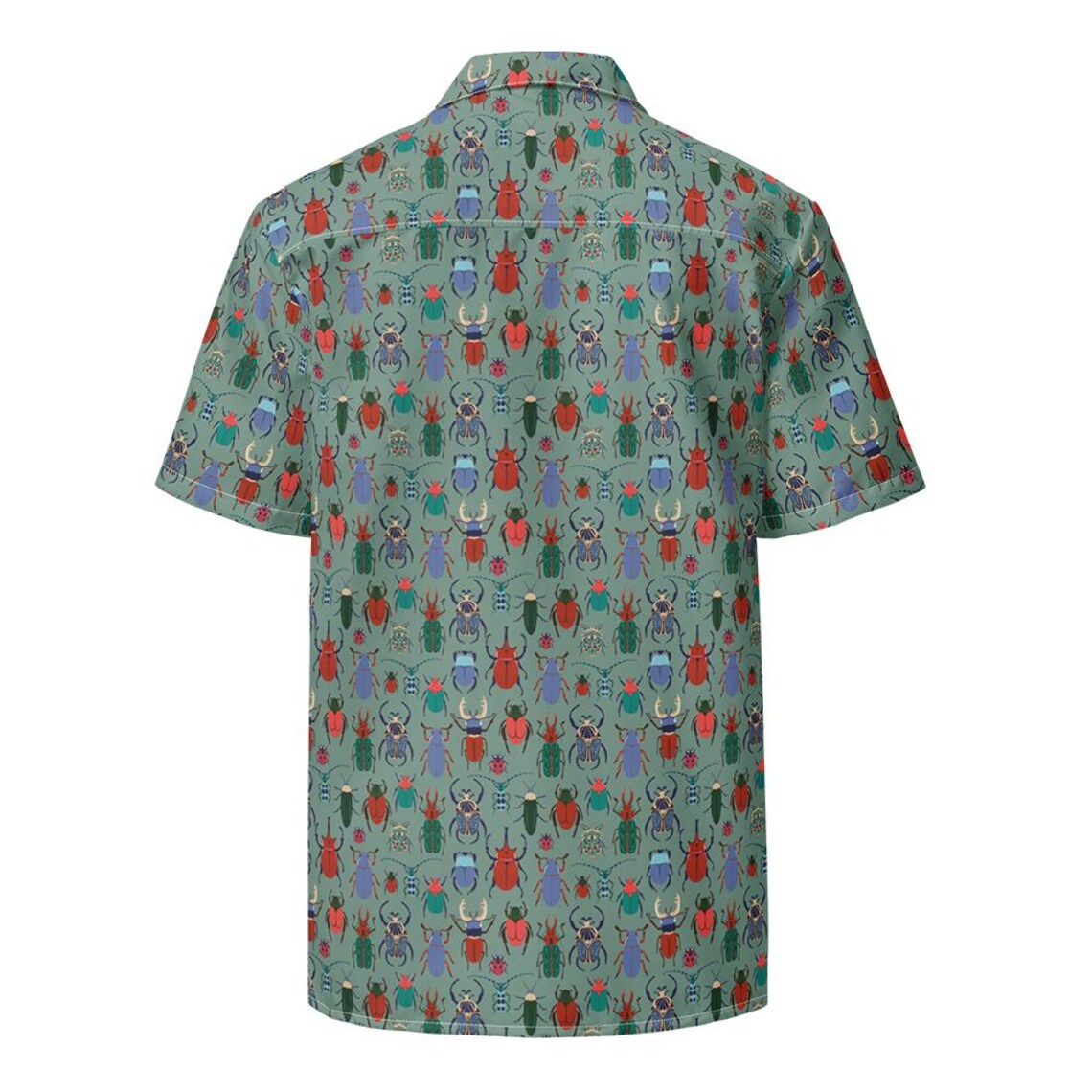 Creepy Crawlies | Unisex Oversized Button up Hawaiian Shirt | Bugs ...