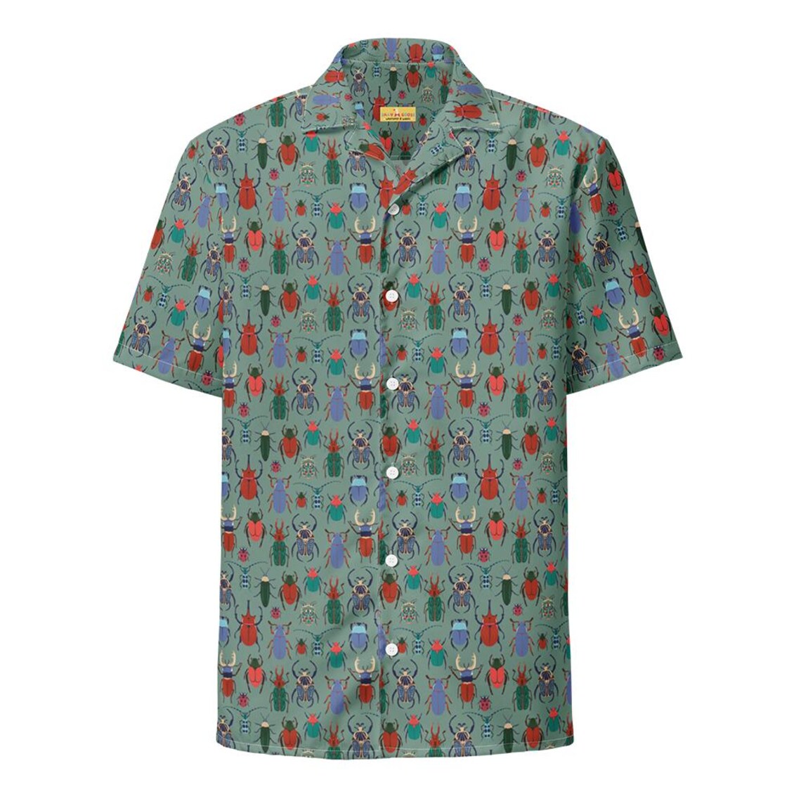 Creepy Crawlies | Unisex Oversized Button up Hawaiian Shirt | Bugs ...