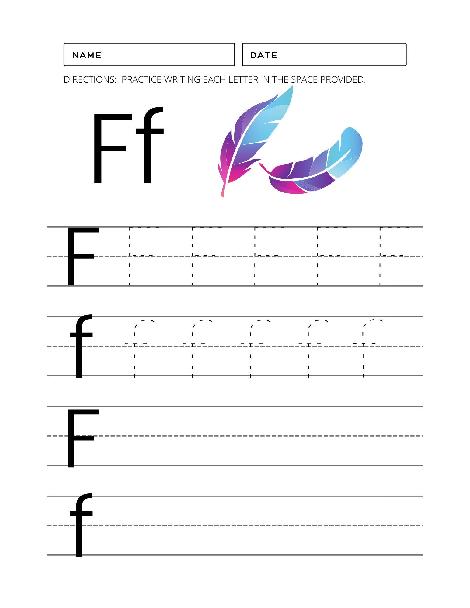 A to Z Alphabet Book Practice Writing Book FILE ONLY | Etsy