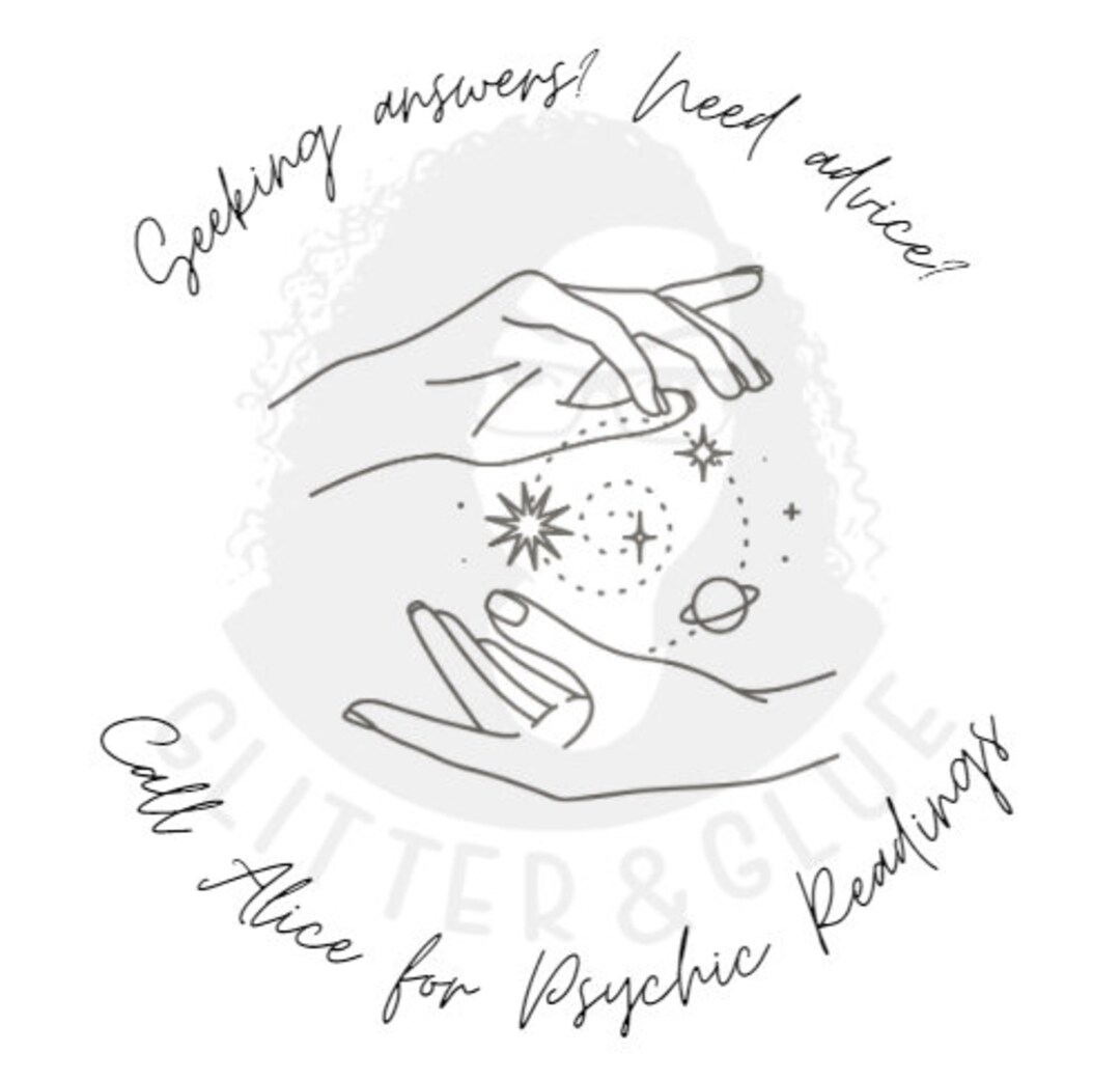 Alice - Psychic Reading Design PNG & SVG File ONLY - Etsy