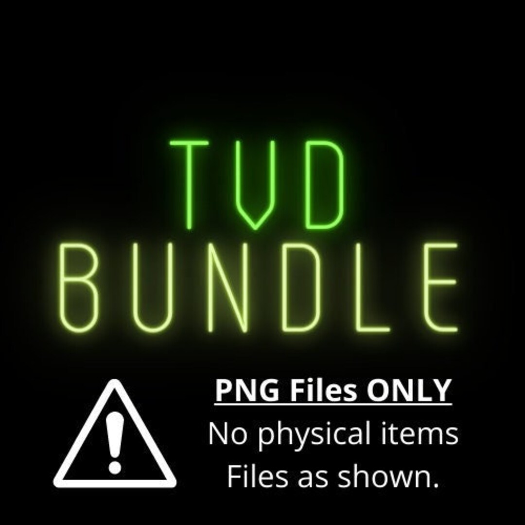 TVD BUNDLE 2 - Design PNG Files Only - Etsy