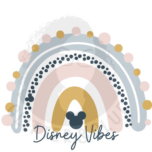 Rainbow Mouse Design PNG File ONLY - Etsy