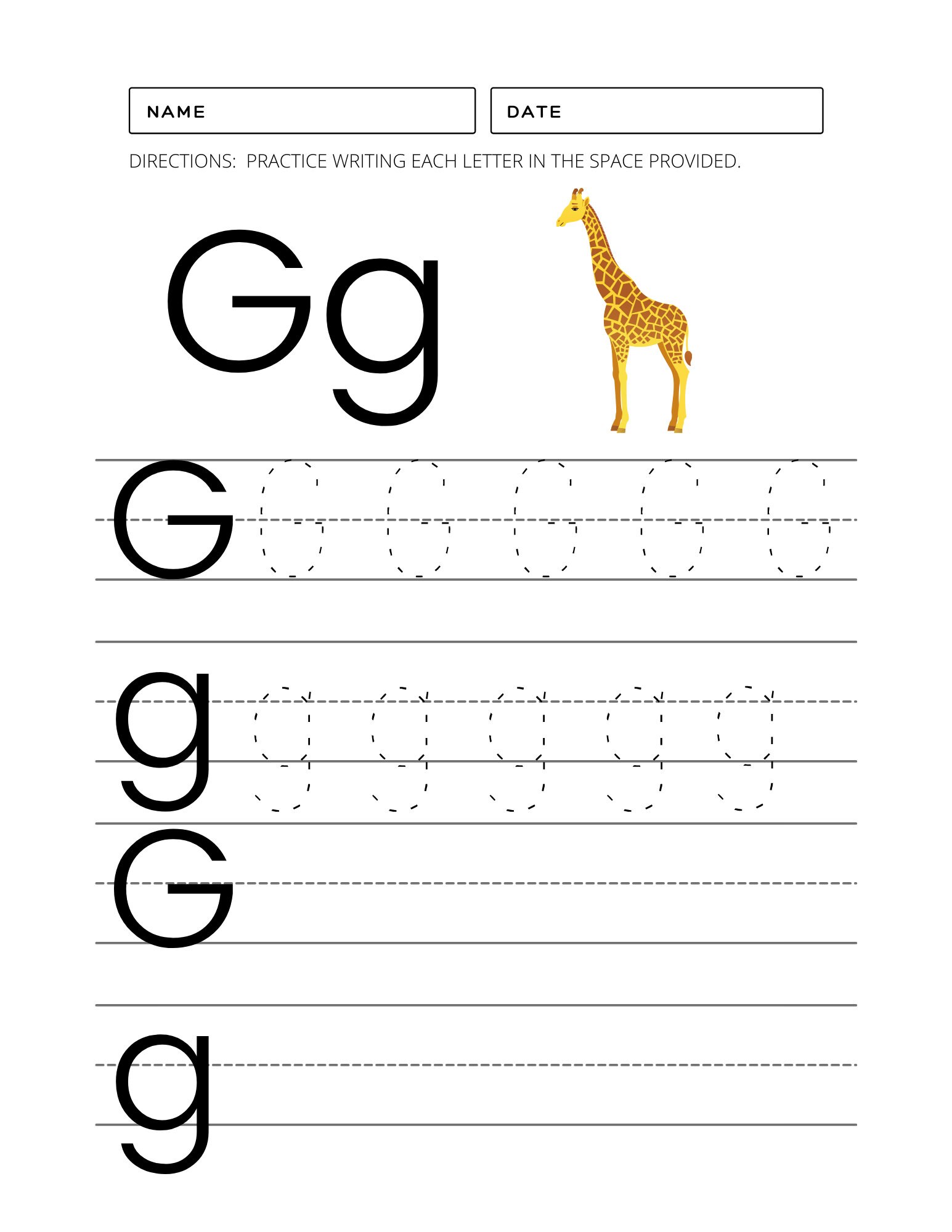 A to Z Alphabet Book Practice Writing Book FILE ONLY - Etsy