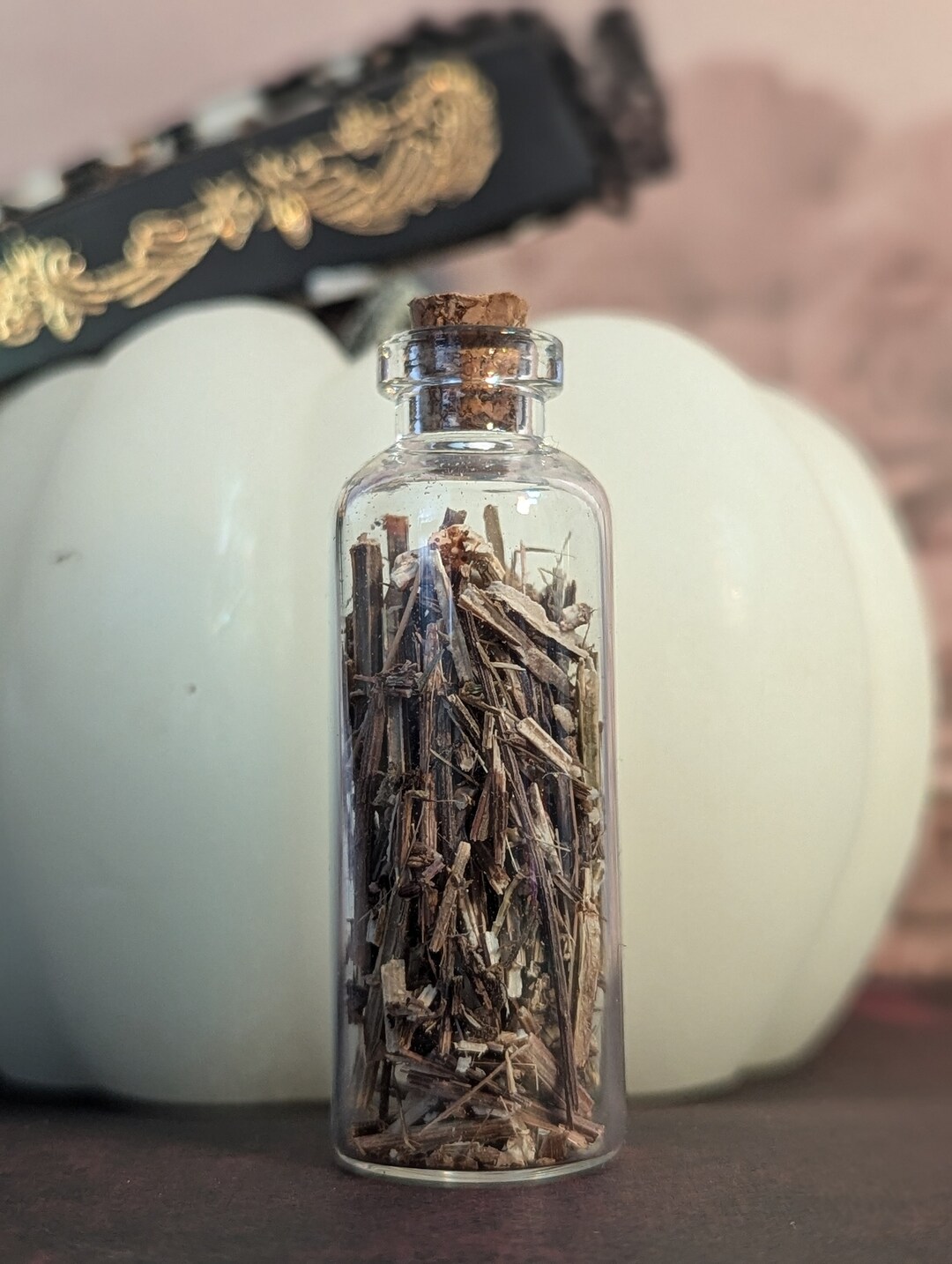 100% Vervain - 2.5 Inch Glass Bottle Souvenir - Mystic Falls ...