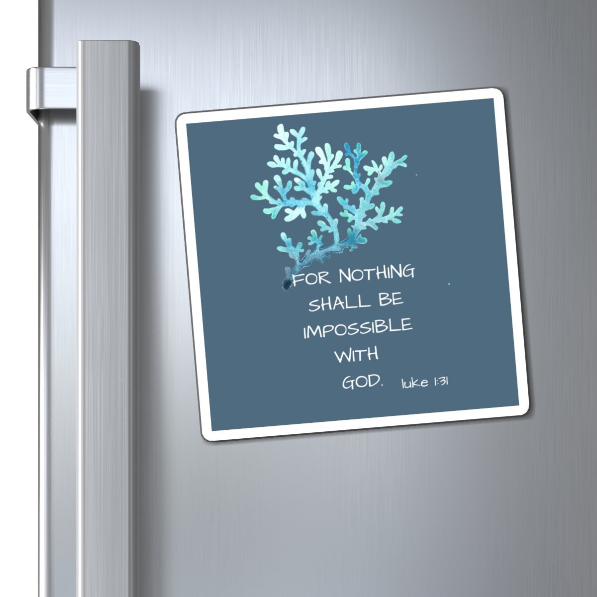 Inspirational Magnet, Magnet With Bible Verse, Bible Verse Magnet ...