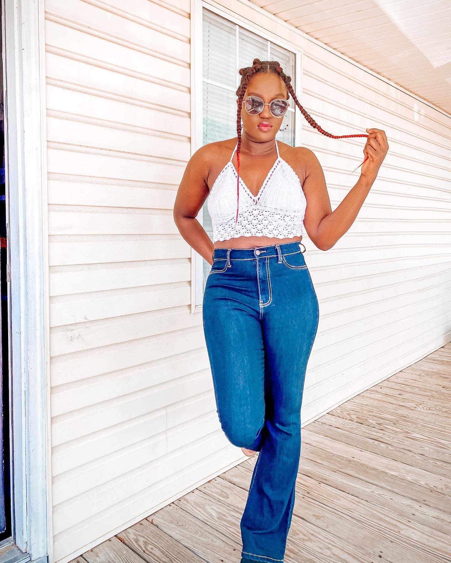 Top corto de ganchillo top corto de verano u otoño top de - Etsy España