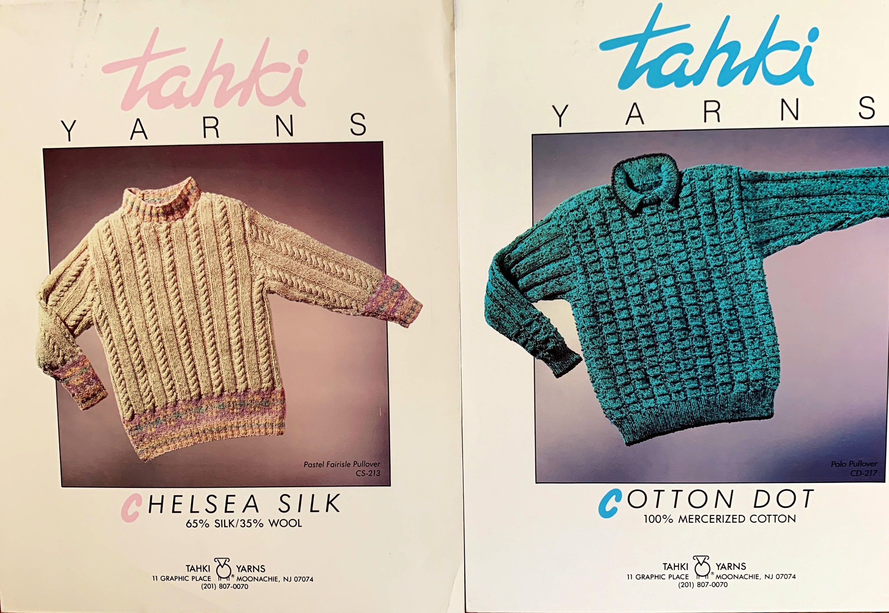 Tahki Knitting Pattern Collection 19 Patterns - Etsy UK