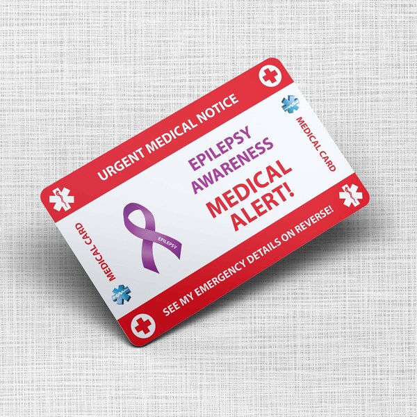 Epilepsy Card - Etsy