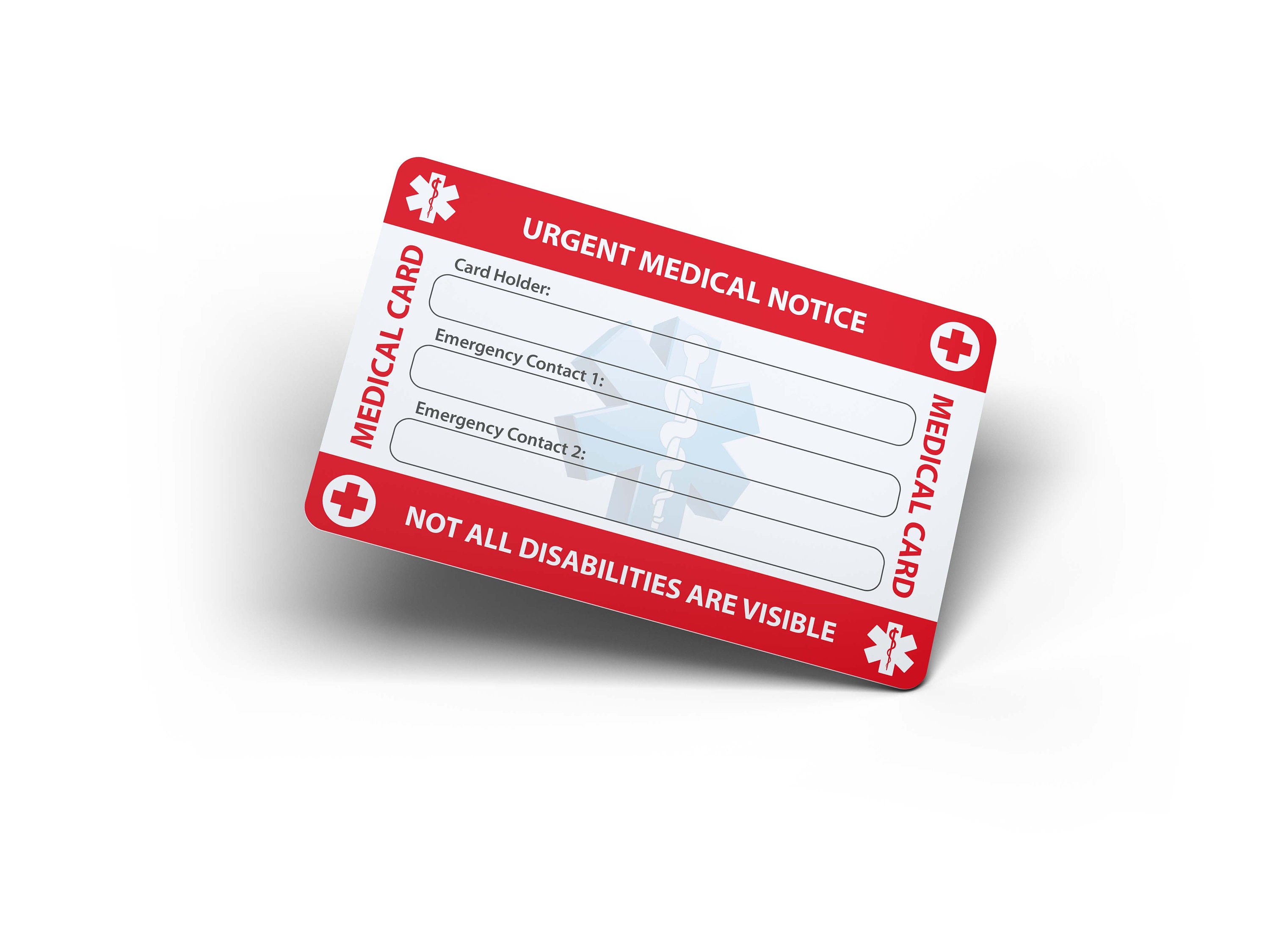 Epilepsy Emergency Wallet Card I.C.E Card ID Epilepsy - Etsy UK