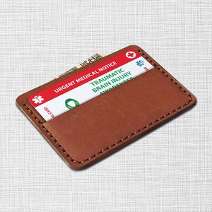 Traumatic Brain Injury Emergency Wallet Card - Traumatic Brain Injury ...