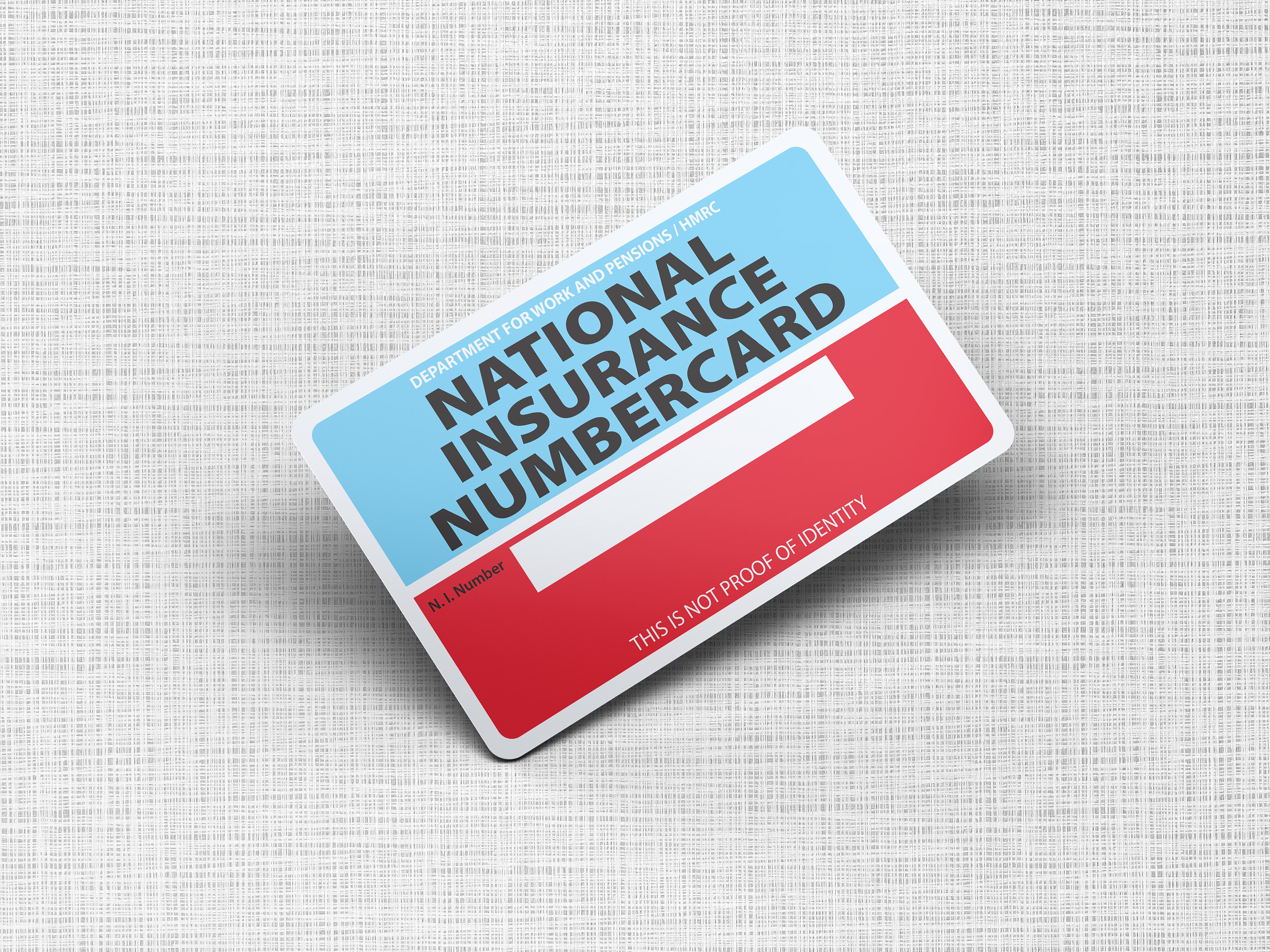 Nino Custom Printed Replacement National Insurance Number | Etsy
