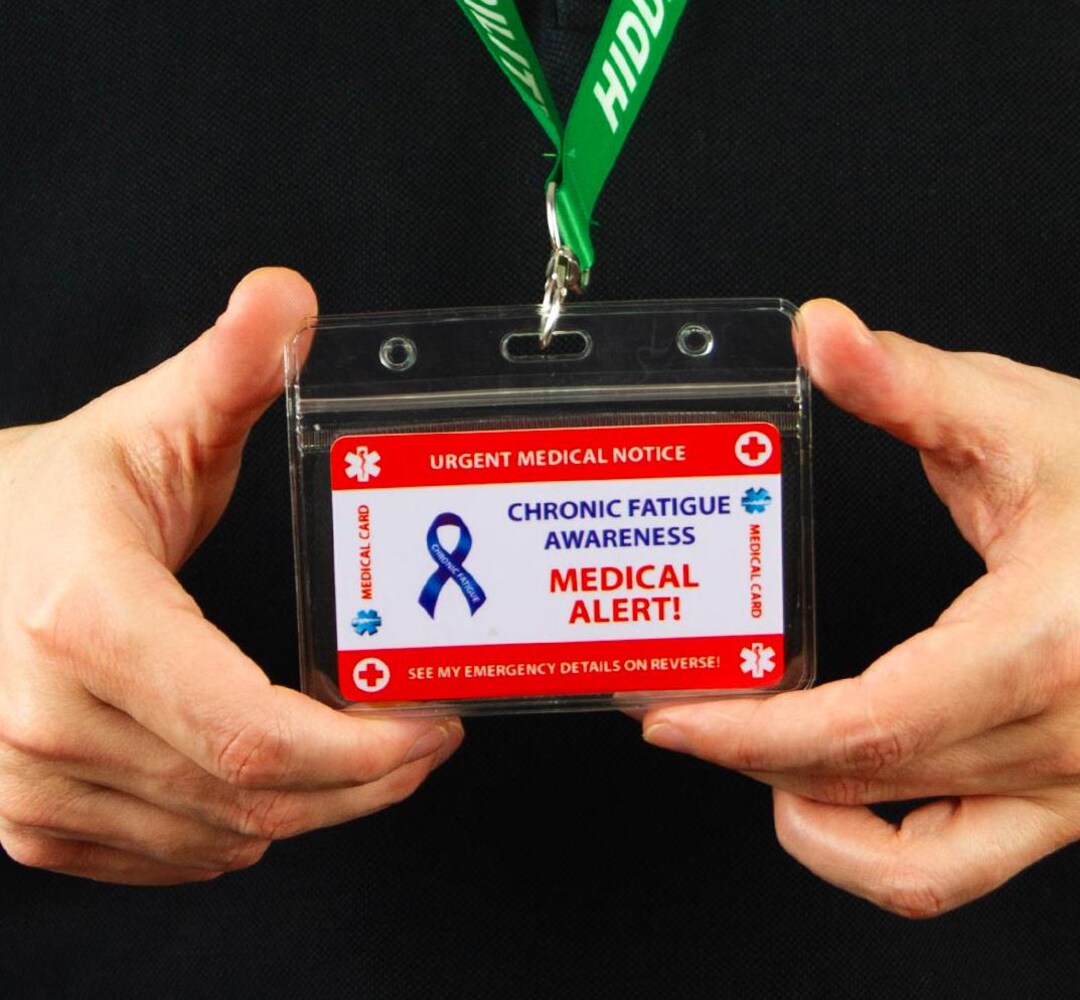 Chronic Fatigue Syndrome (CFS/ME) Emergency Wallet Card - Medical Card ...
