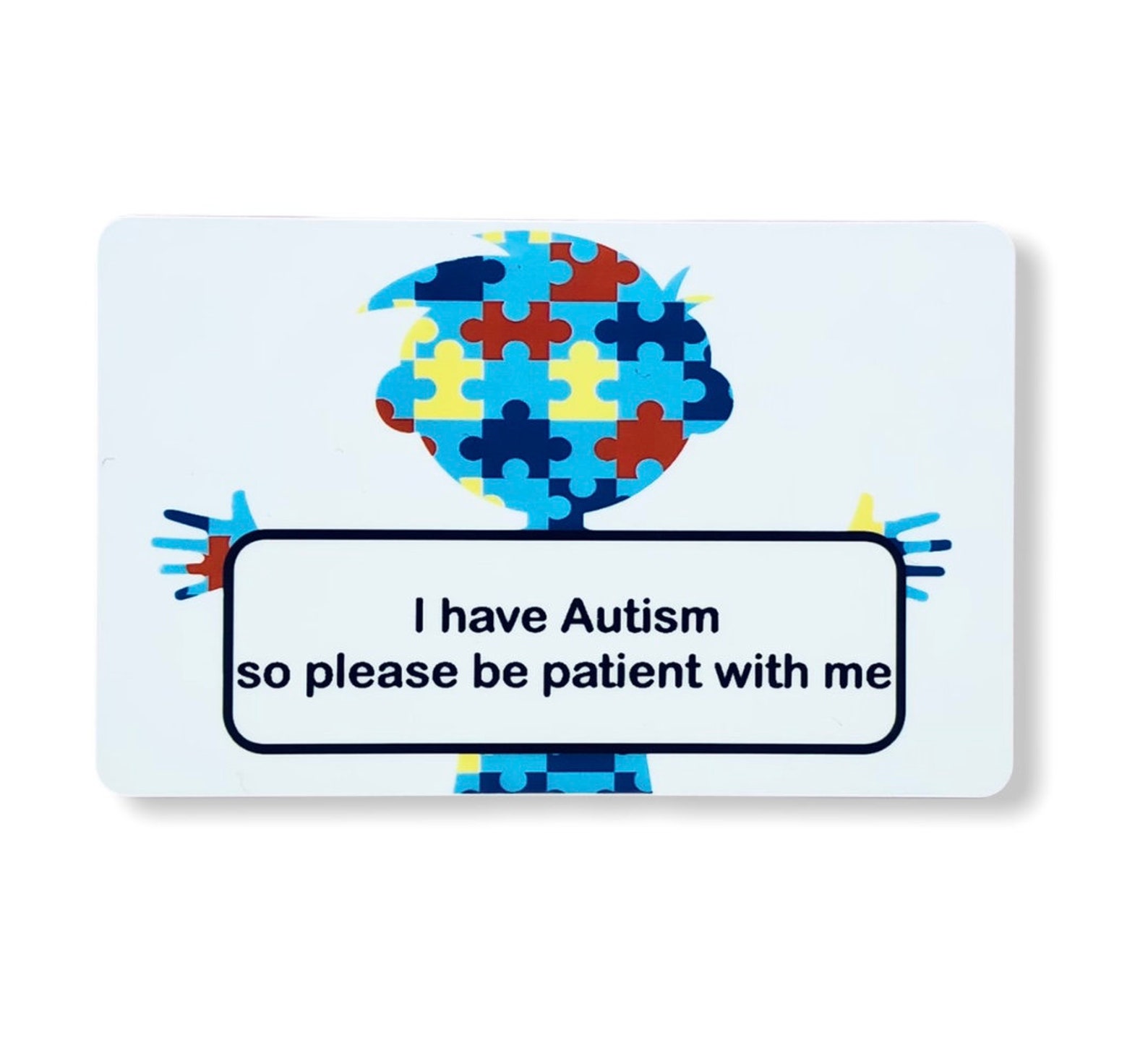 Autism Awareness Medical Card Personalized PVC Wallet | Etsy