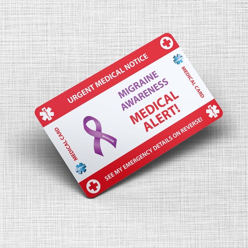 Your Medical Condition Emergency Wallet Card I.C.E Card ID - Etsy Canada