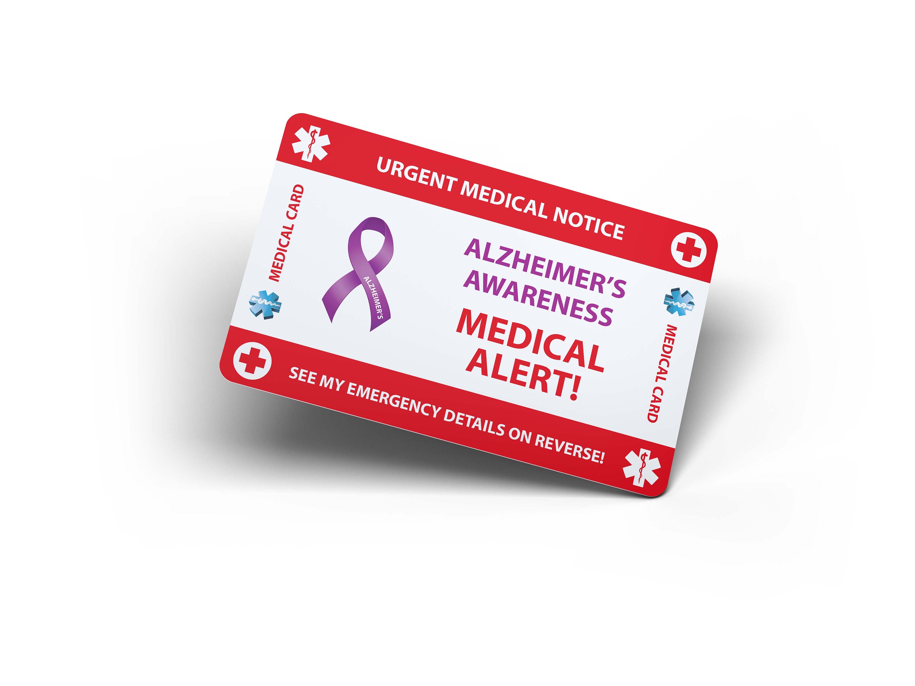 Alzheimer's Disease Emergency Wallet Card - Etsy UK