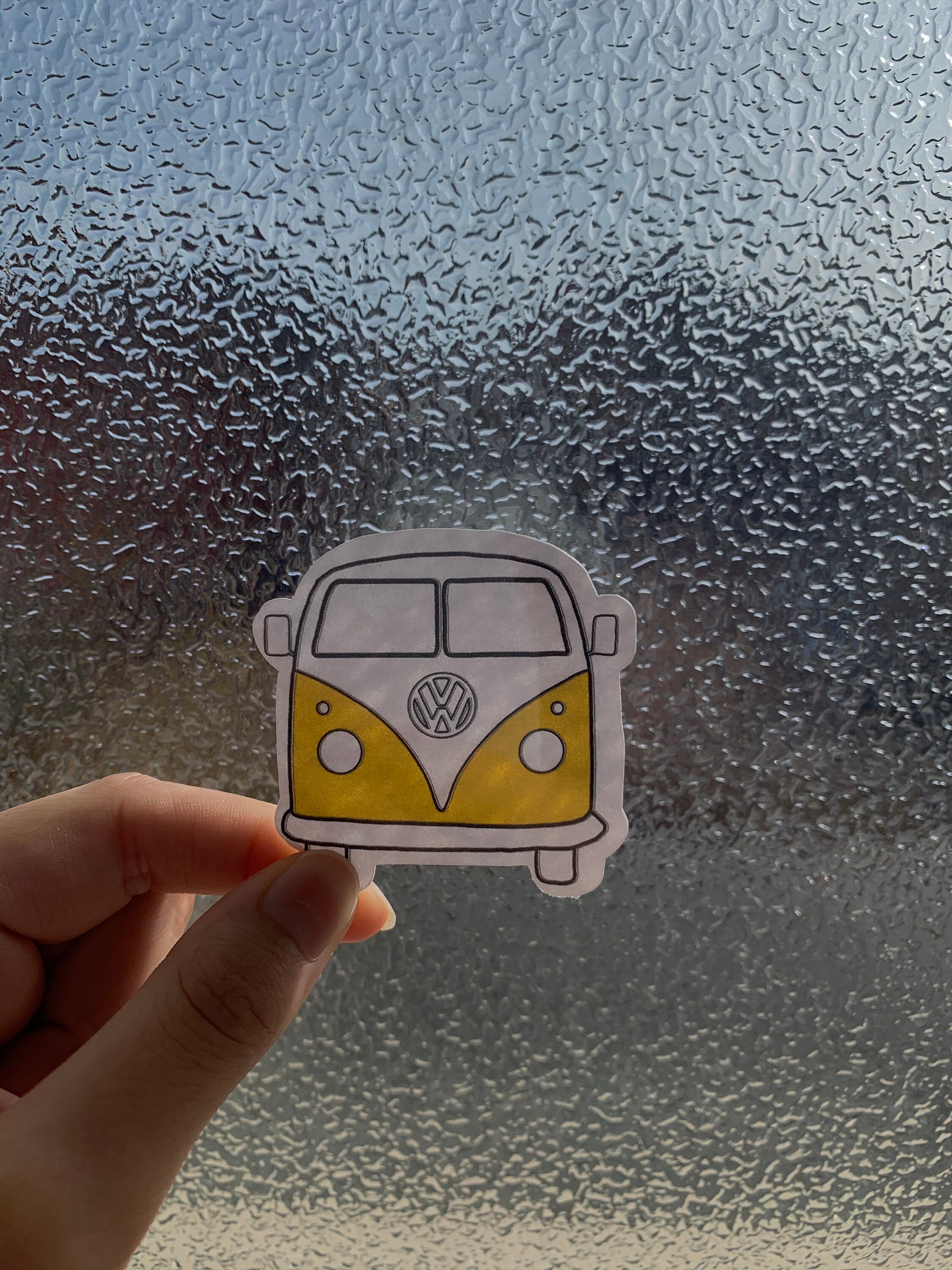 Volkswagen van sticker/ matte sticker/ weatherproof sticker | Etsy