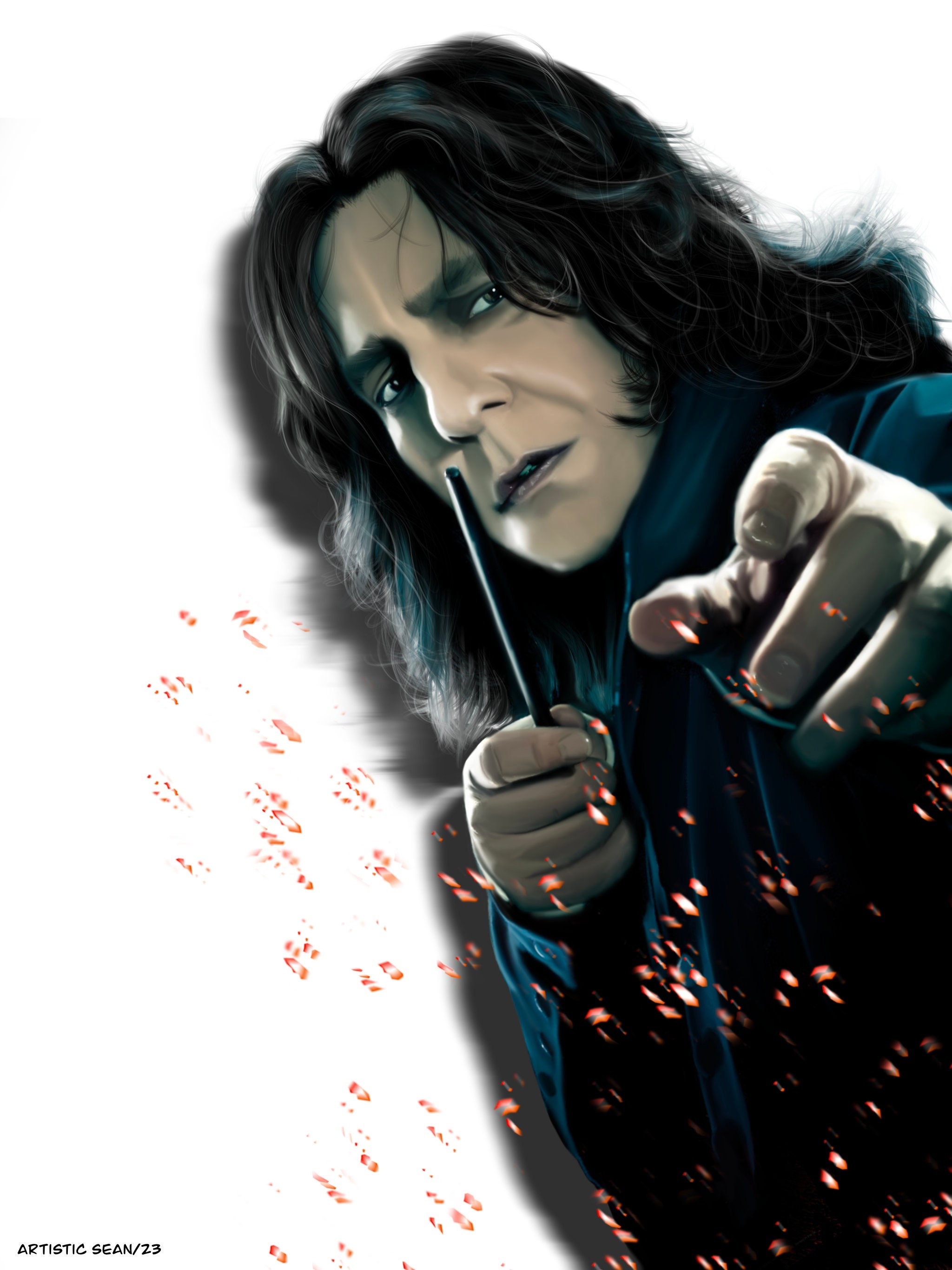 Severus Snape Png Digital Painting - Etsy