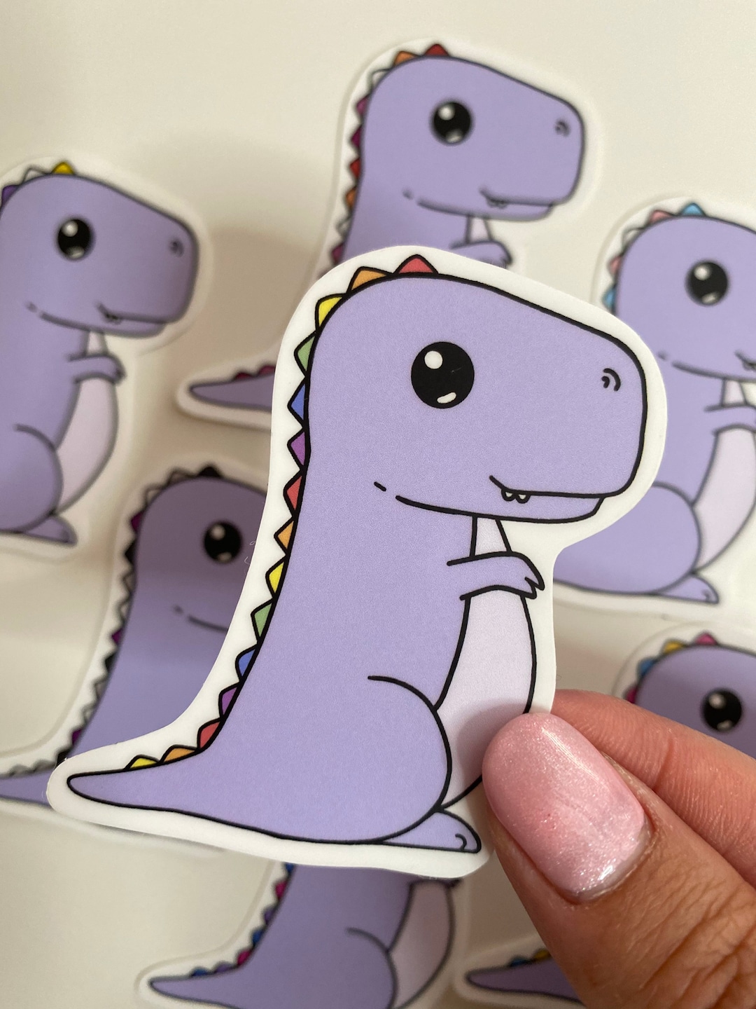 Pride Dinosaur Sticker - LGBT Pride Sticker -lesbian Bisexual ...