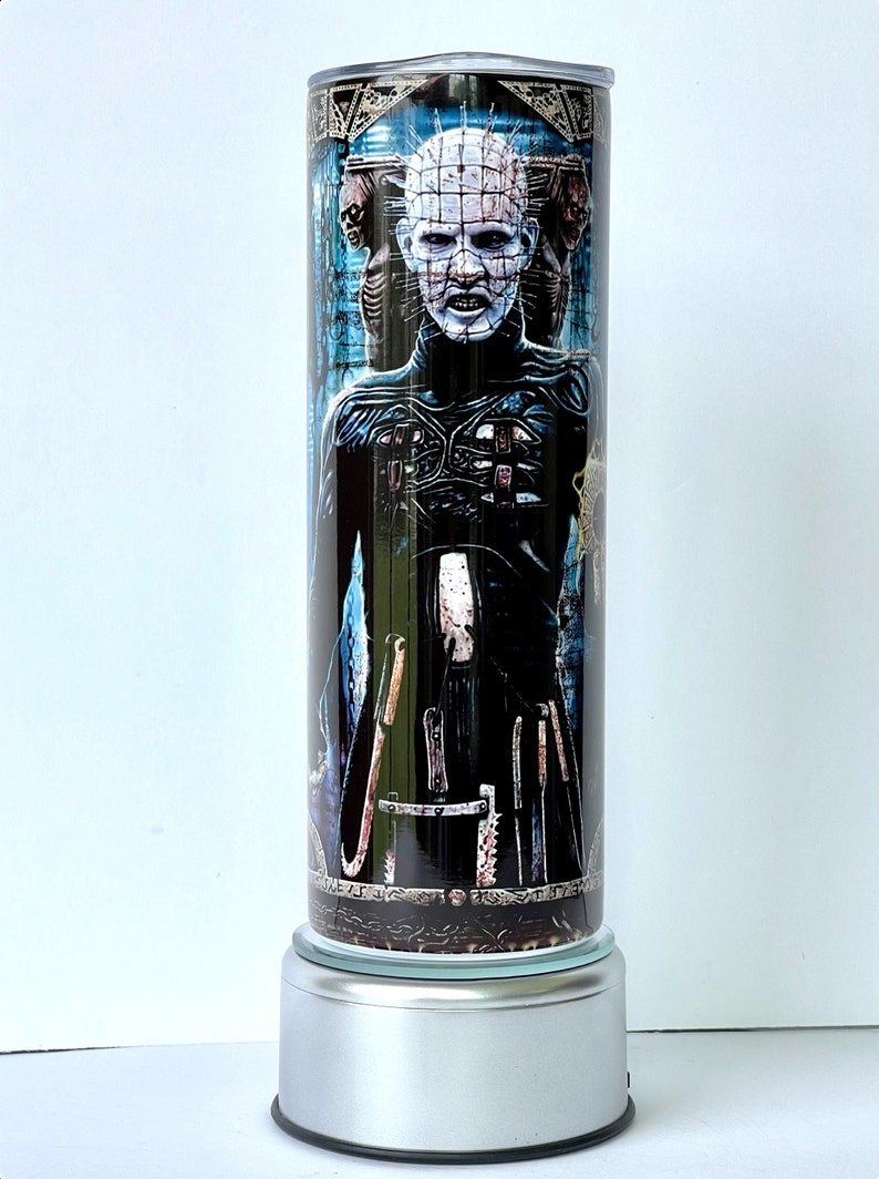 Hellraiser Stainless Steel Tumbler, Travel Cup, Halloween Gift, Horror ...