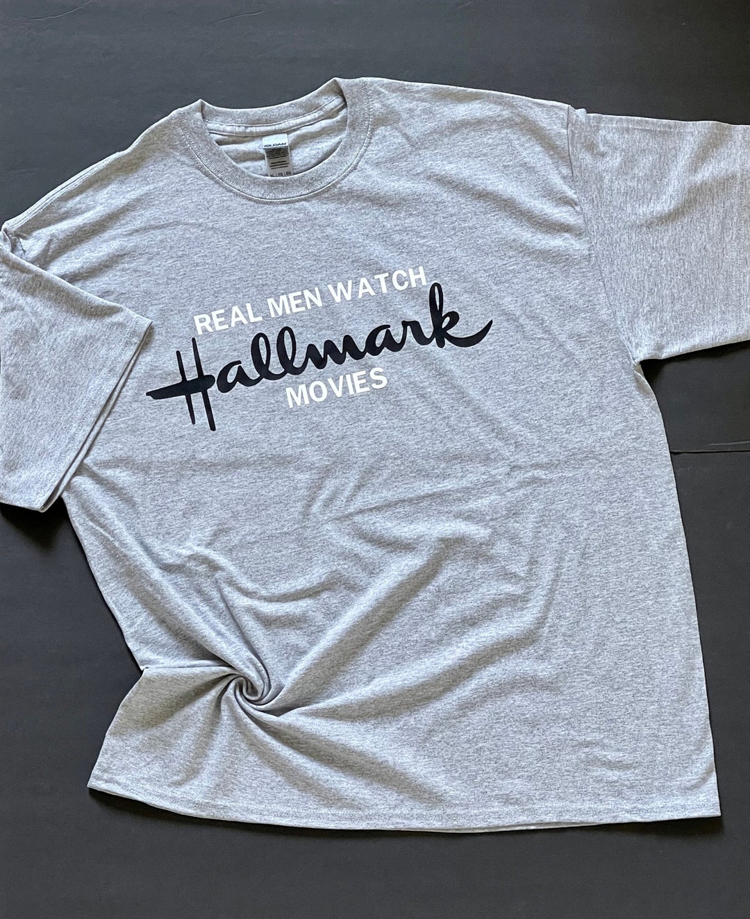 Real Men Watch Hallmark Movies Tshirt, Hallmark and Chill, Humor Gift ...
