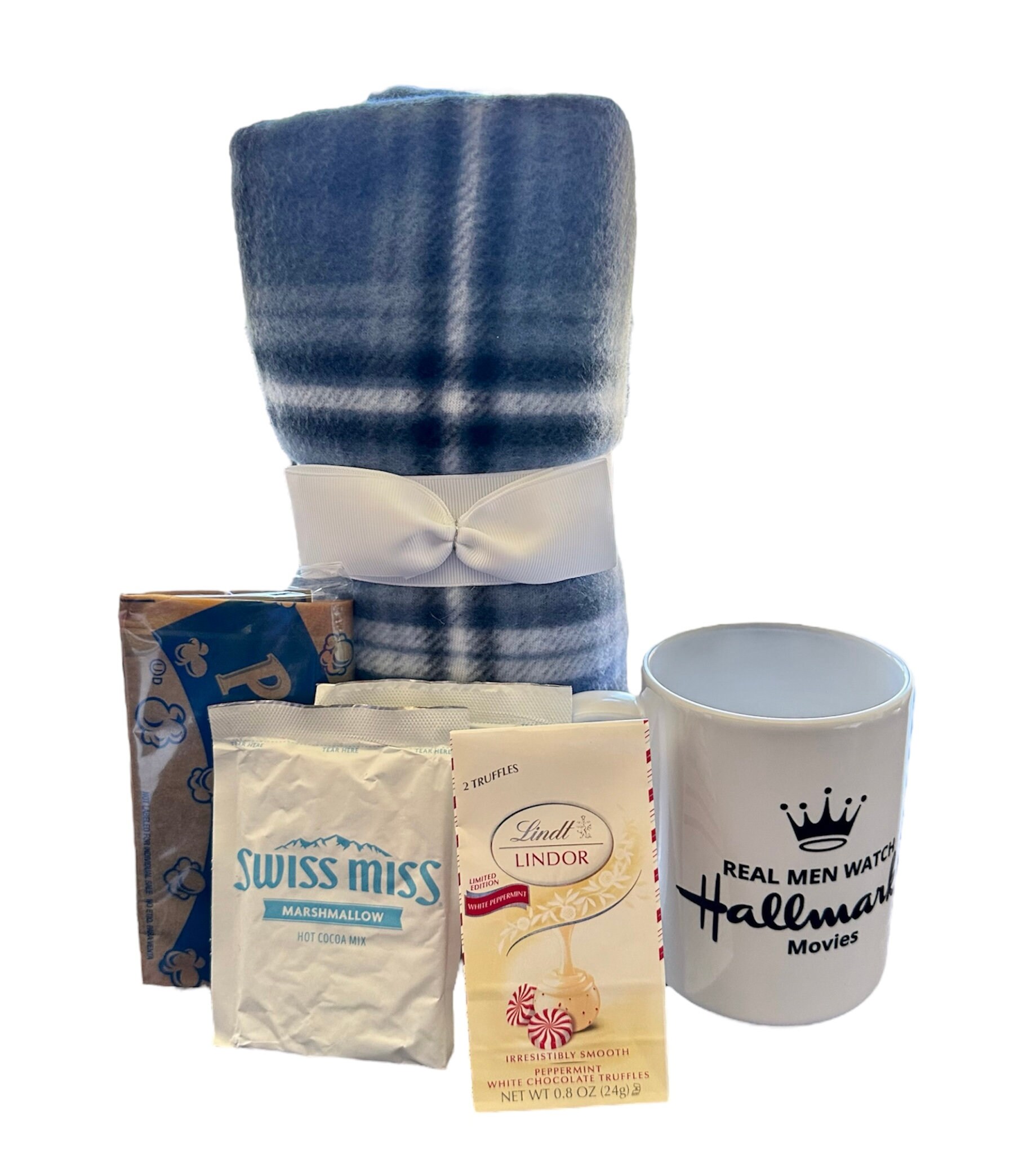 Real Men Watch Hallmark Movie Kit, Movie Snacks, Gift for Him, Hallmark ...
