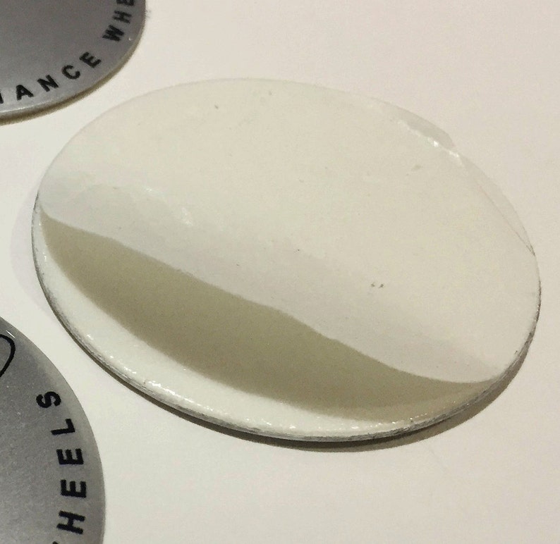 Metal Stickers Car Wheel Center Cap Stikers Set of 4 MAK | Etsy