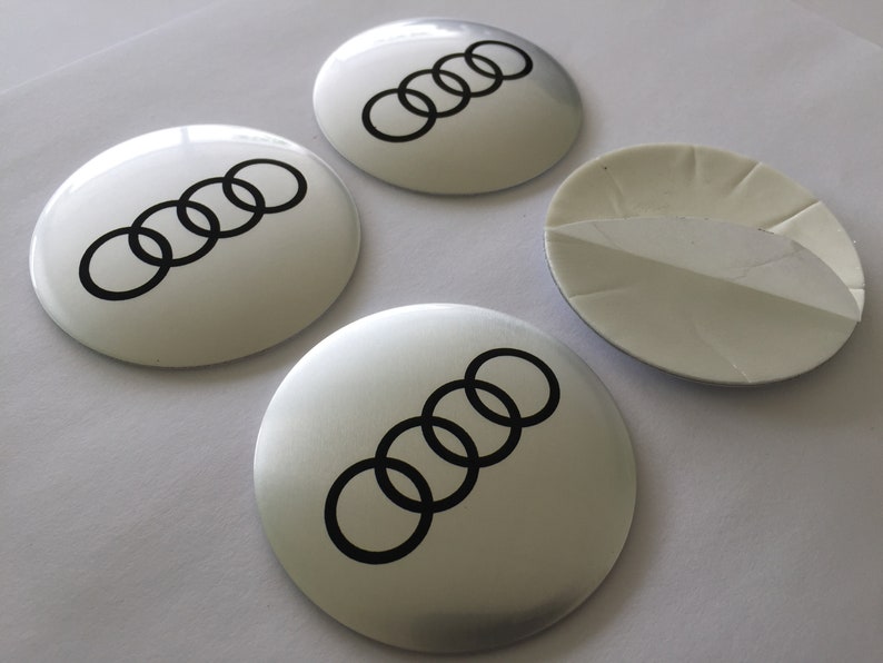Metal Stickers Car Wheel Center Cap Stikers Set of 4 - Etsy