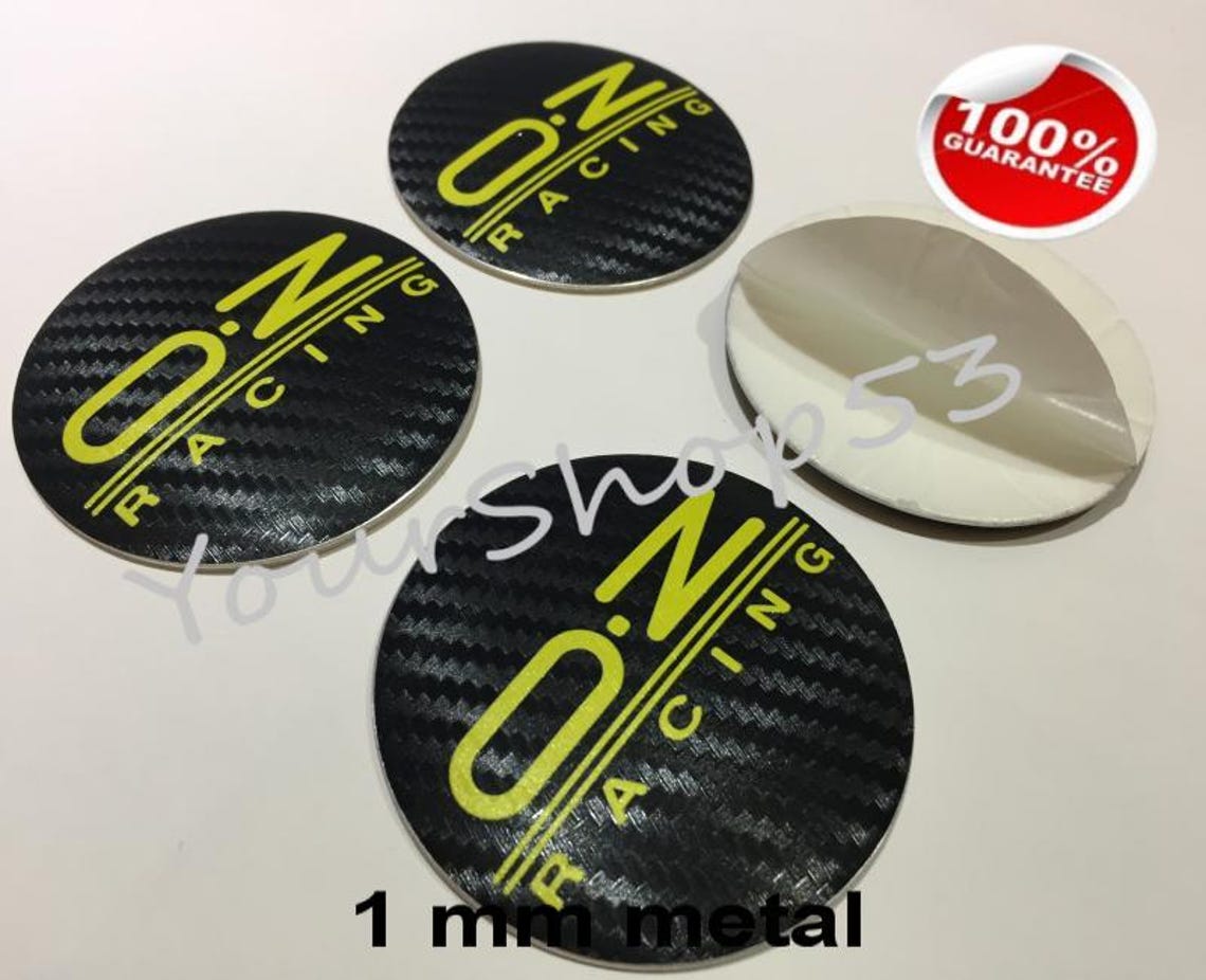 Metal Stickers - Car Wheel Center Cap Sticker - Set of 4 - OZ RACING 22 ...