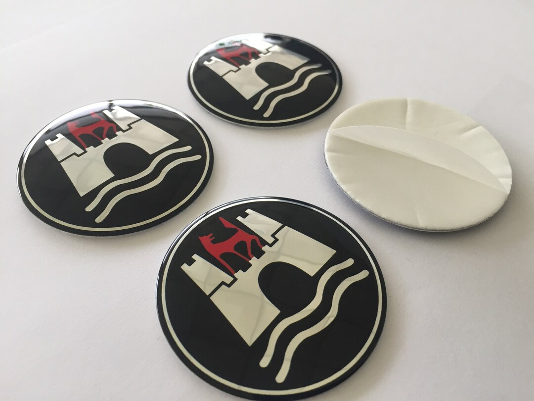 Metal Stickers Car Wheel Center Cap Stikers Set of 4 - Etsy